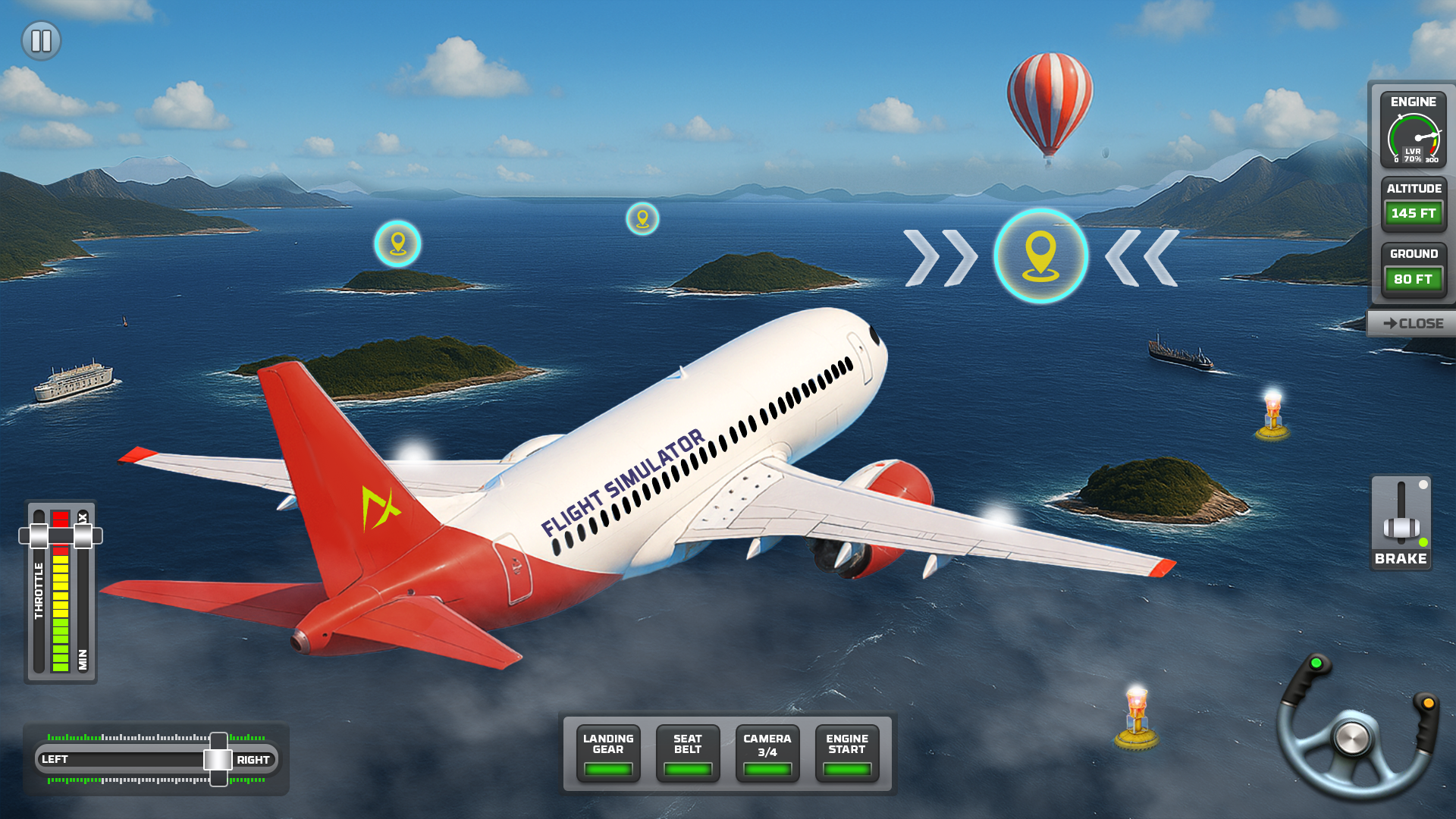 Real Airplane Flying Simulator Game - Pilot Flight Simulator Plane ...