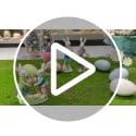 Amazon.com: Braxio Easter Decorations Bunny Figurines Home-Decor ...