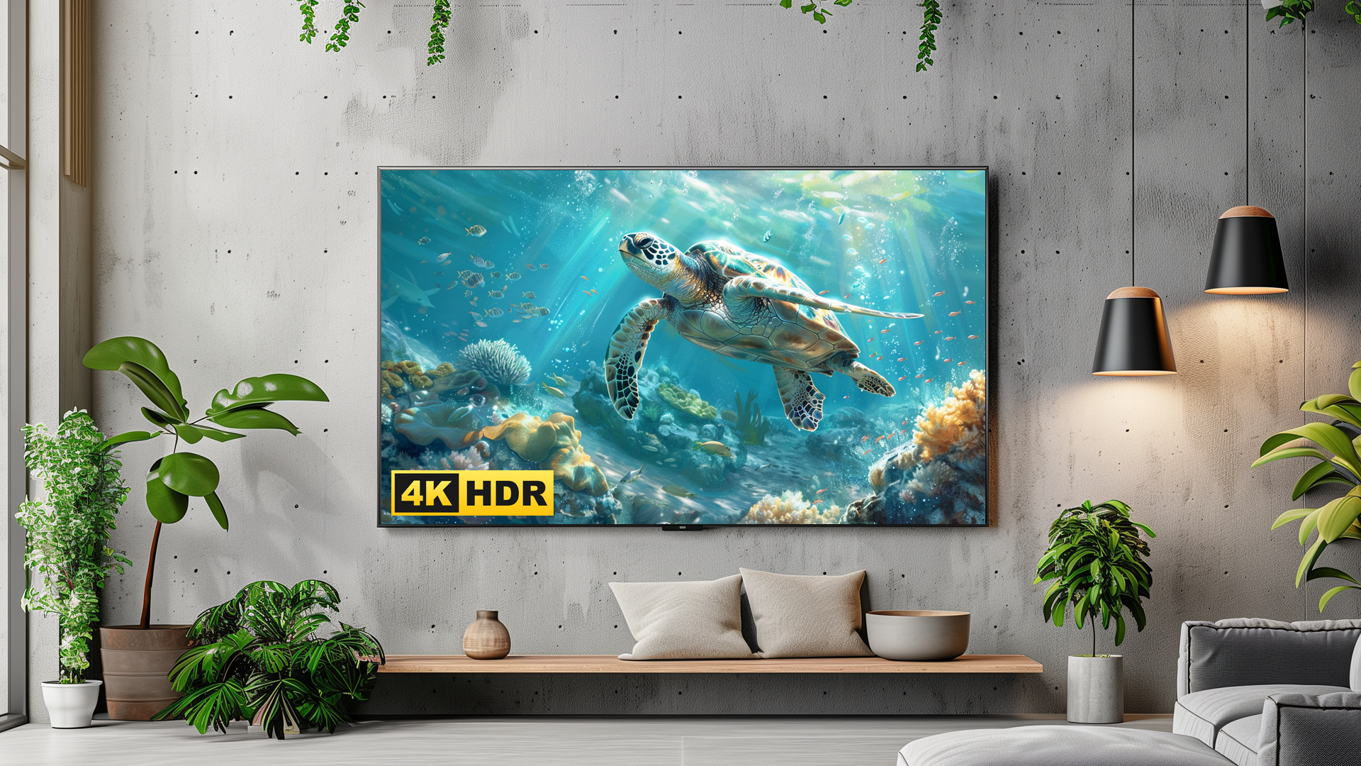 Underwater Wonders Aquarium Screensaver for TV: Relaxing Music, Sounds ...