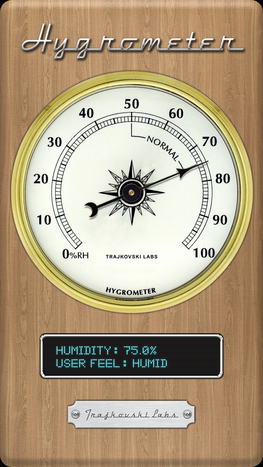 Hygrometer - Relative Humidity - App on Amazon Appstore