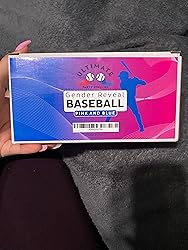 Amazon.com: Gender Reveal Baseball 2 Pack | Pink & Blue Set | Exploding ...