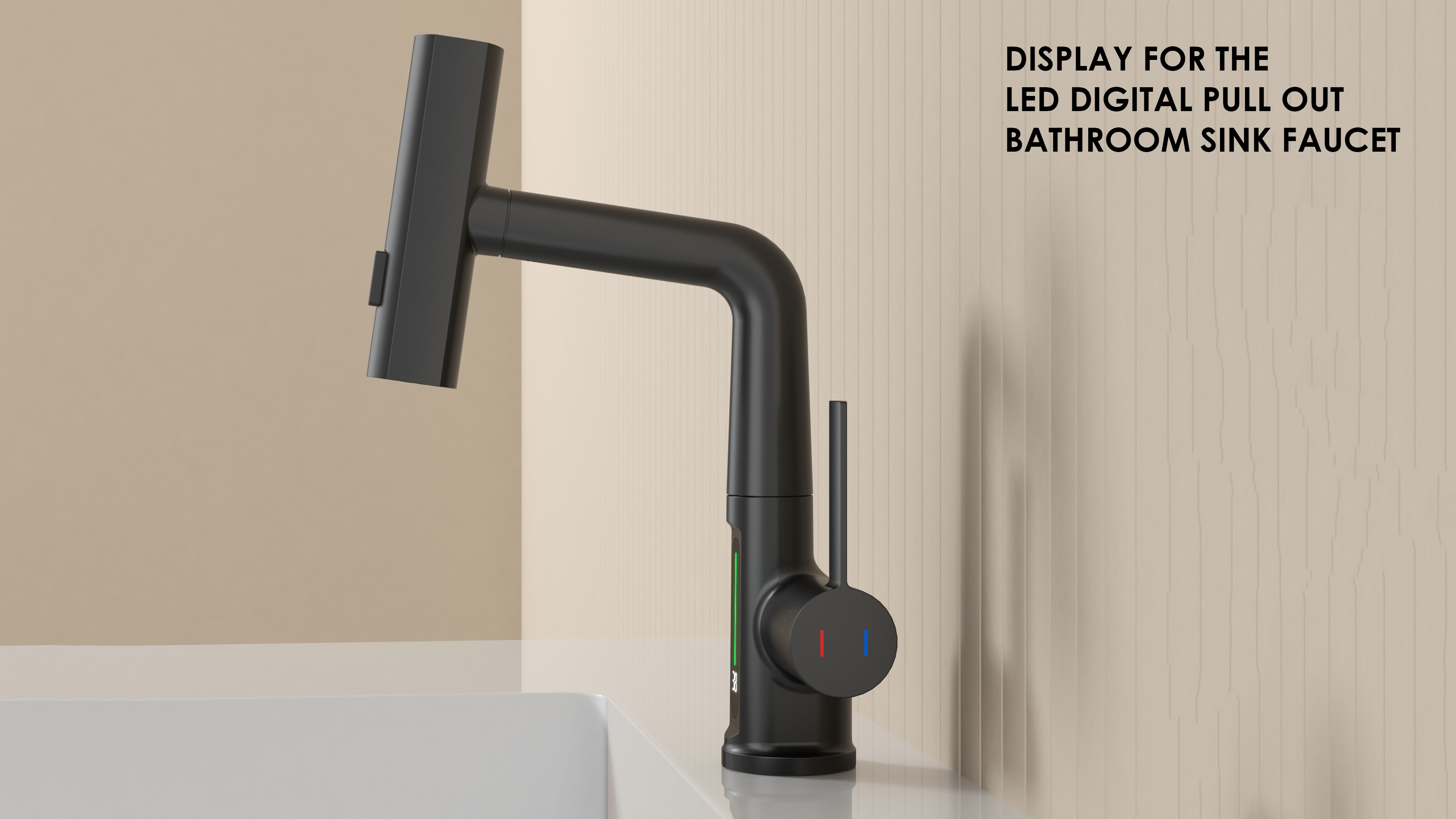 Watch Led Digital Pull Out Bathroom Sink Faucet on Amazon Live