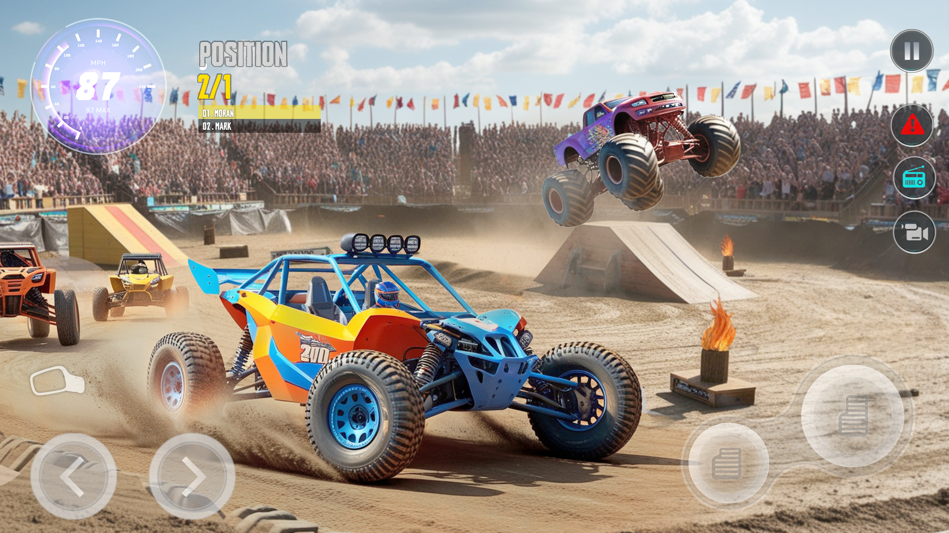 Monster Truck Demolition Derby Games: Mega Ramp Car Crash Derby Stunts ...