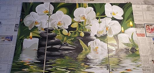 Schipper 609260681 Malen nach Zahlen, Wellness Oase - Bilder malen für Erwachsene, inklusive ...