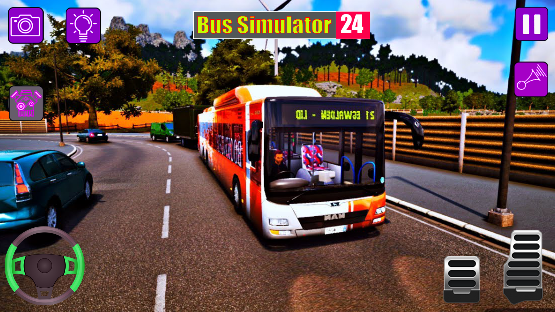 Bus Simulator 2025: Real Coach Driving Game 3D - Euro City Bus, Public ...