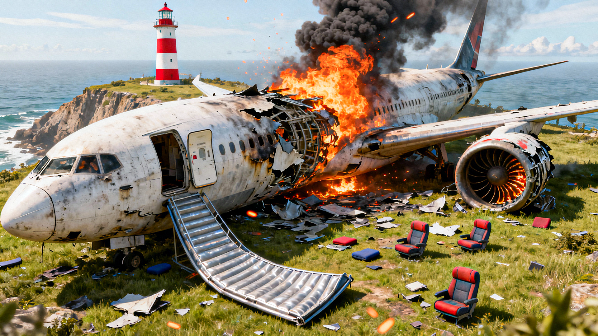Airplane Flying Crash Sim: Real Plane Flight Simulator Game ...