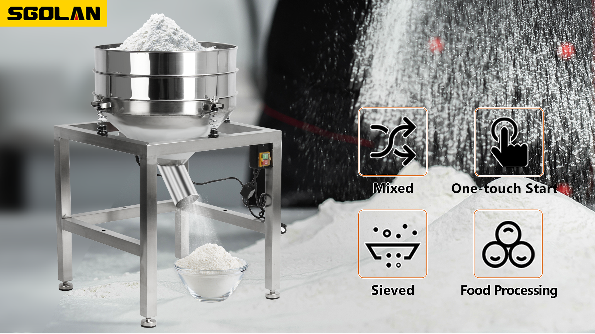 Rotary Flour Sifter Industrial