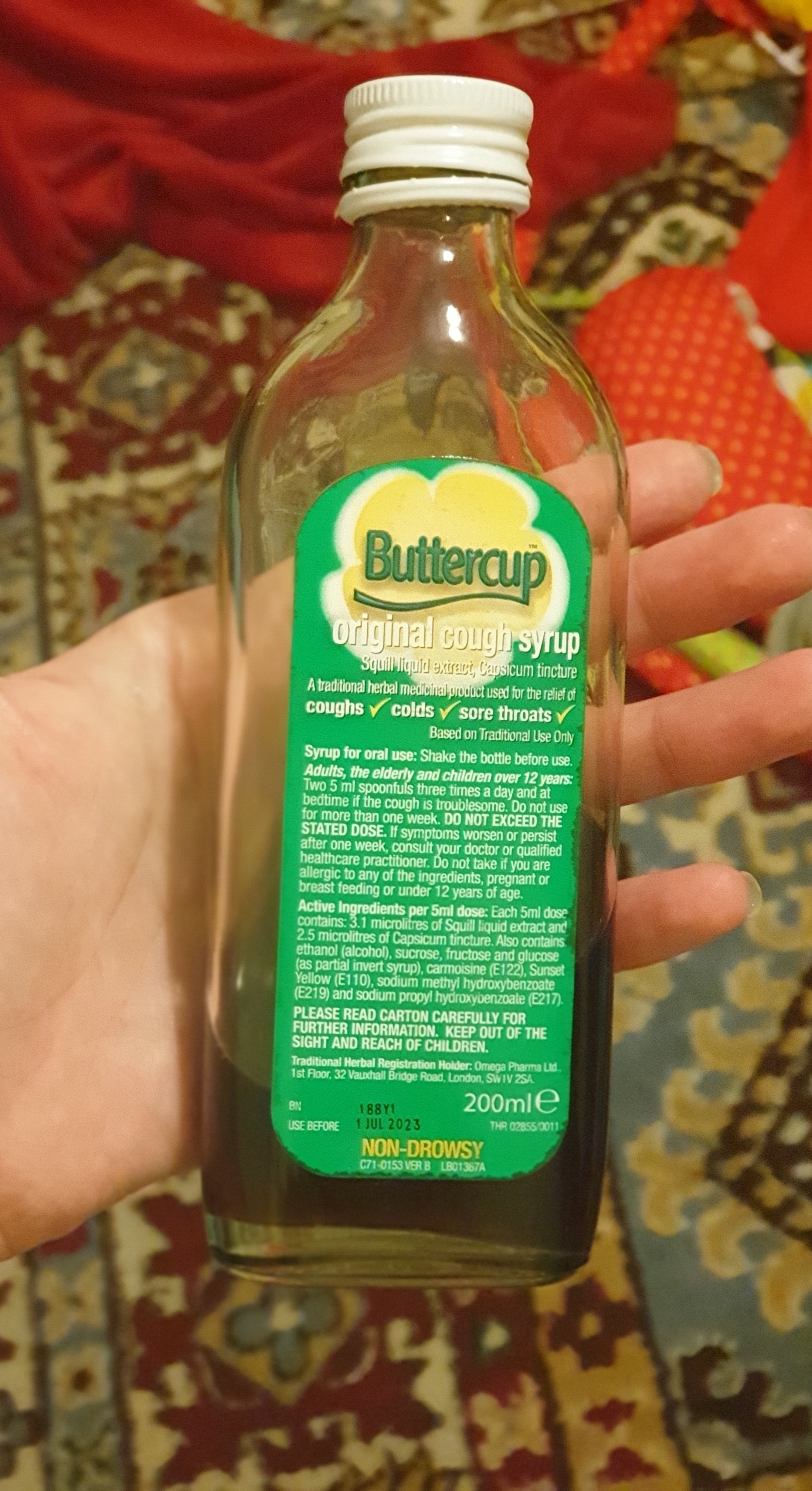 Buttercup 200ml Original Syrup : Amazon.co.uk: Health & Personal Care