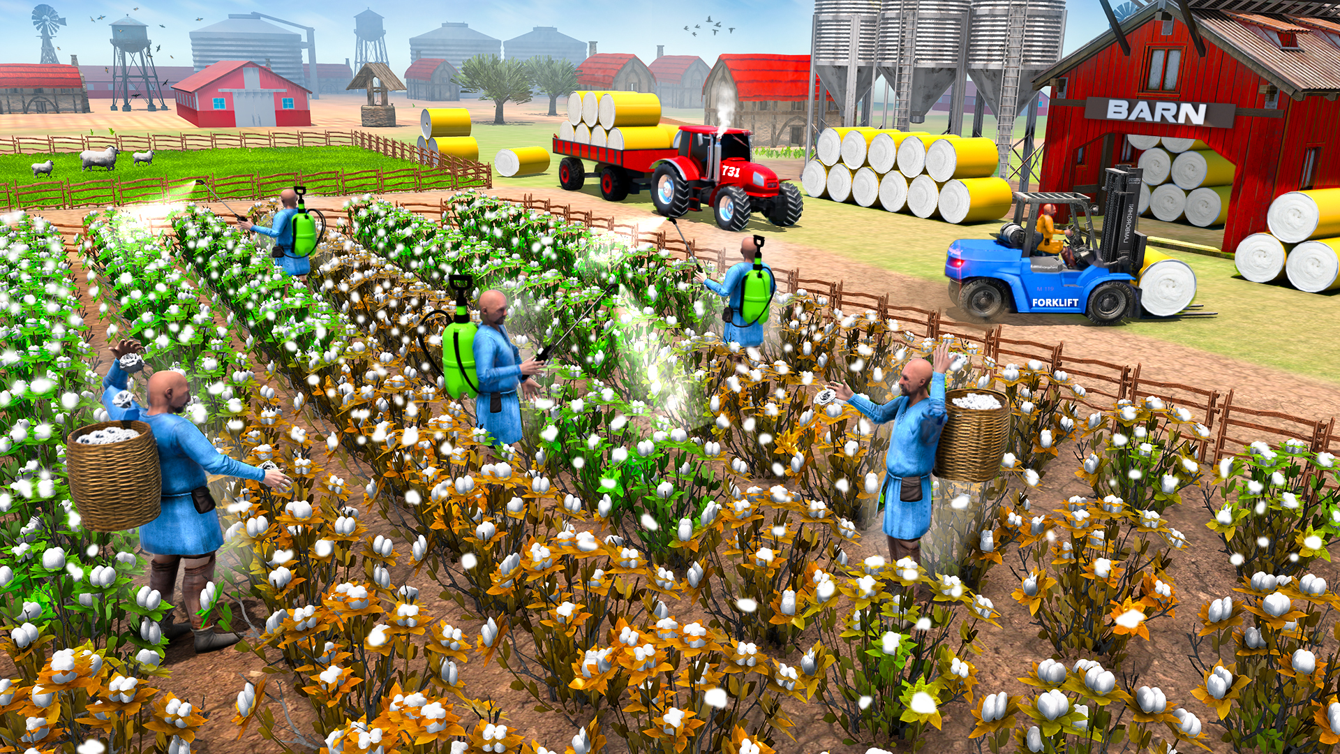 Real Farming Simulator: Tractor Game 3D - Farmer Life Farm Goods Animal ...