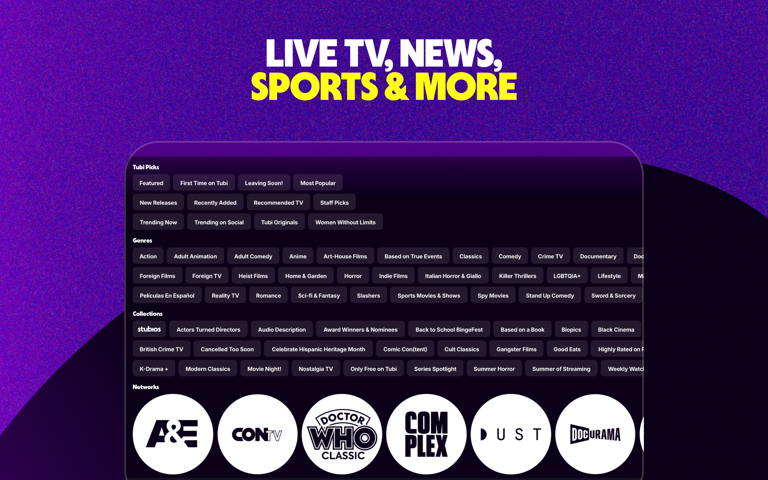 Tubi: Watch Free Movies & TV - App on Amazon Appstore