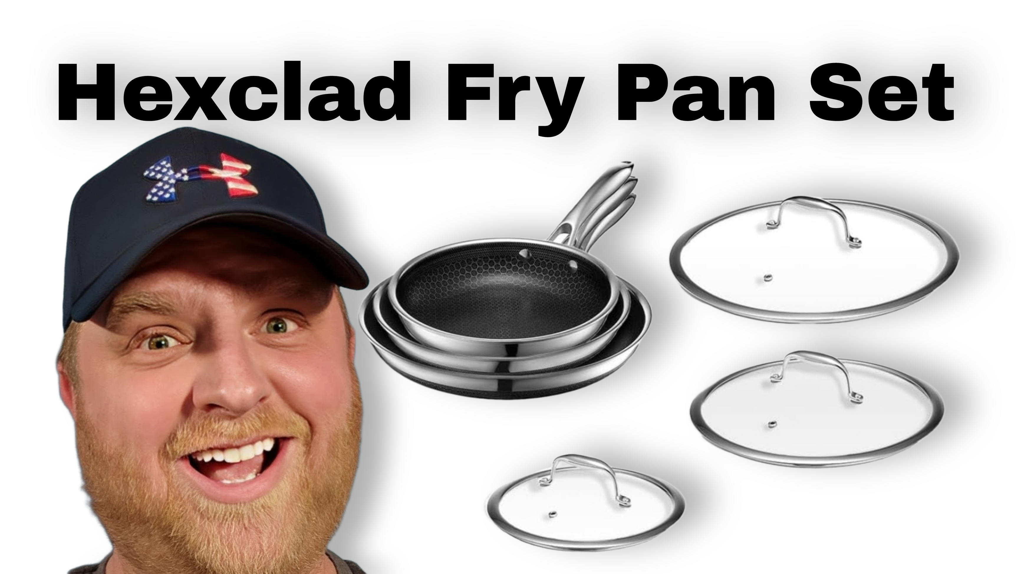 Watch HexClad 6-Piece Fry Pan Set Full Review on Amazon Live