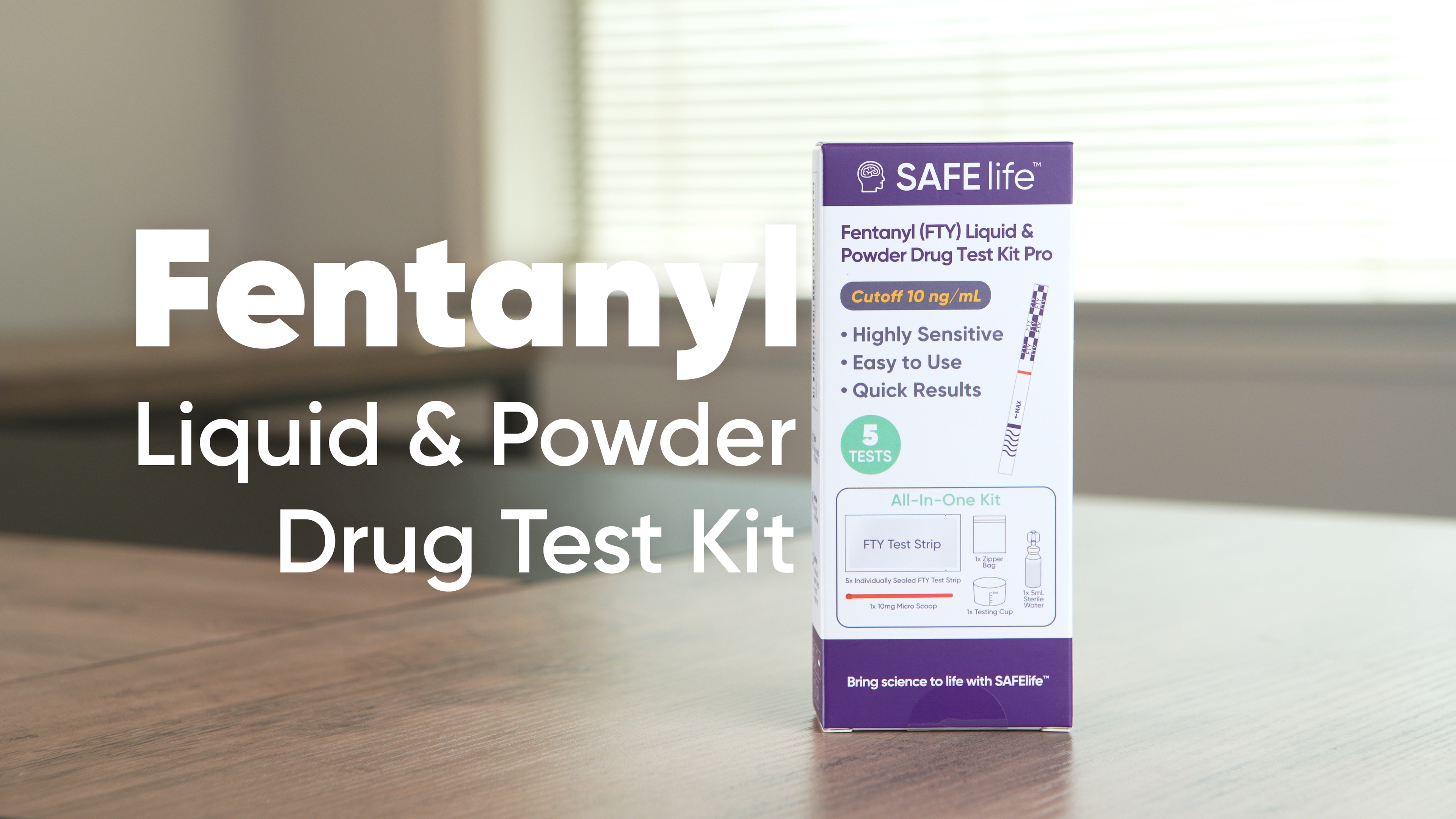 Watch SAFE LIFE FTY Powder Test Instruction Video on Amazon Live