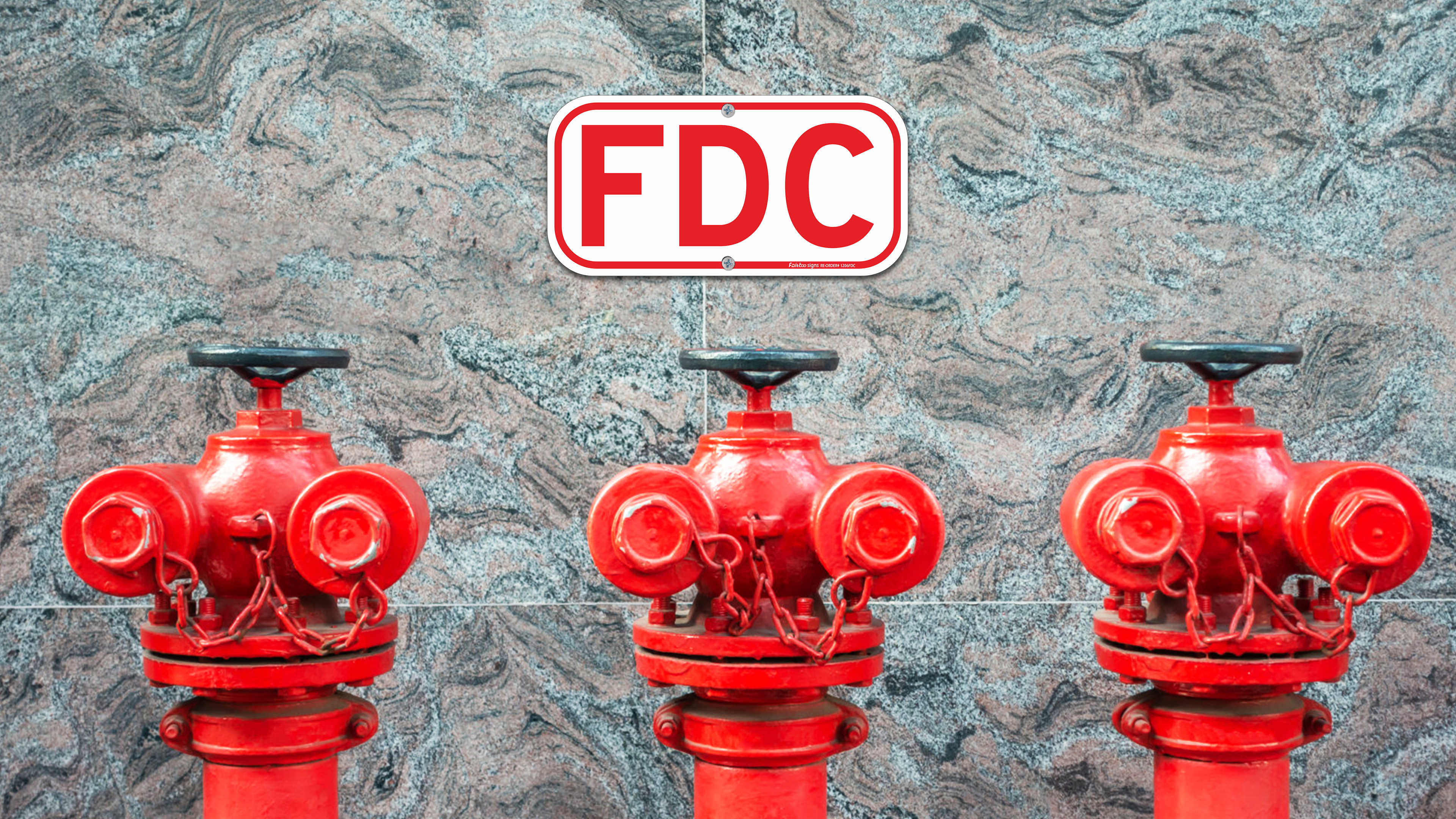 Fdc Sign Inside FDC Signs Order Fire Department Connection Signs