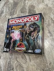 Amazon.com: Monopoly: Jurassic Park Edition Board Game for Kids Ages 8 ...