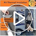 Amazon.com: Thermal Insulated RV Door Cover – Magnetic Closure for ...