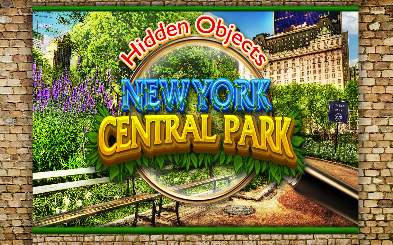 Hidden Objects Central Park New York City Gardens – Object Time Puzzle ...