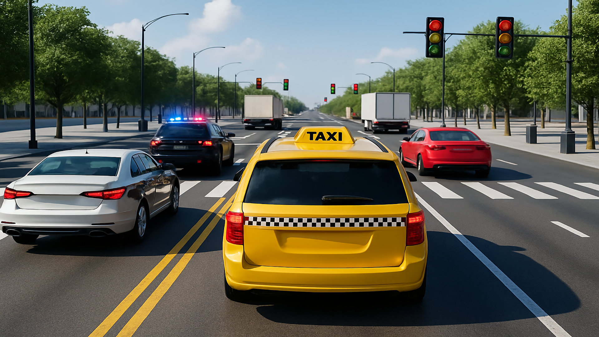 Ultimate Taxi Challenge: Taxi Driving Simulator Taxi Parking Game - App ...