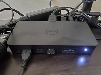 Dell USB 3.0 Ultra HD/4K Triple Display Docking Station, Black (D3100 ...