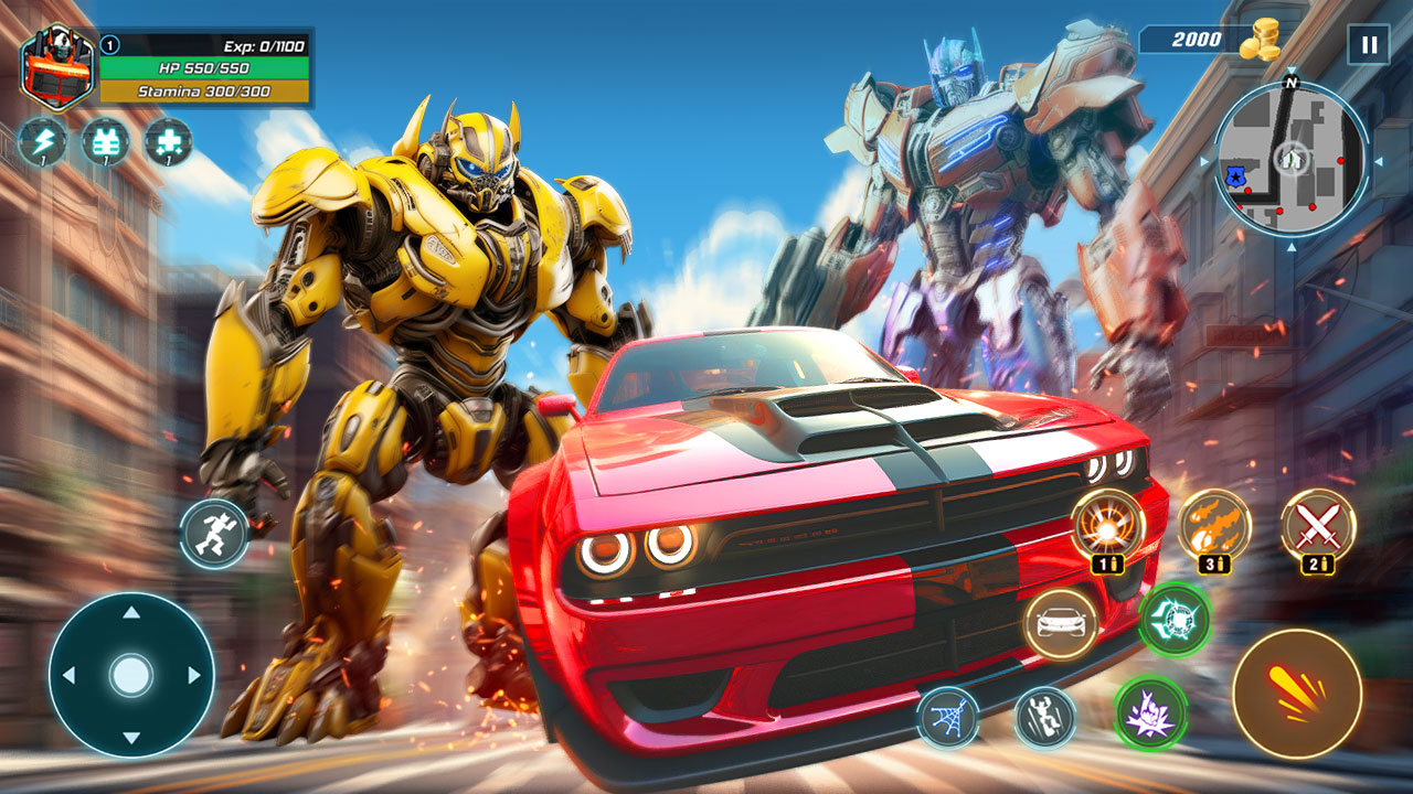 Multi Robot Transform Game: Robot Games, Robot Car Games; Mech Robot ...