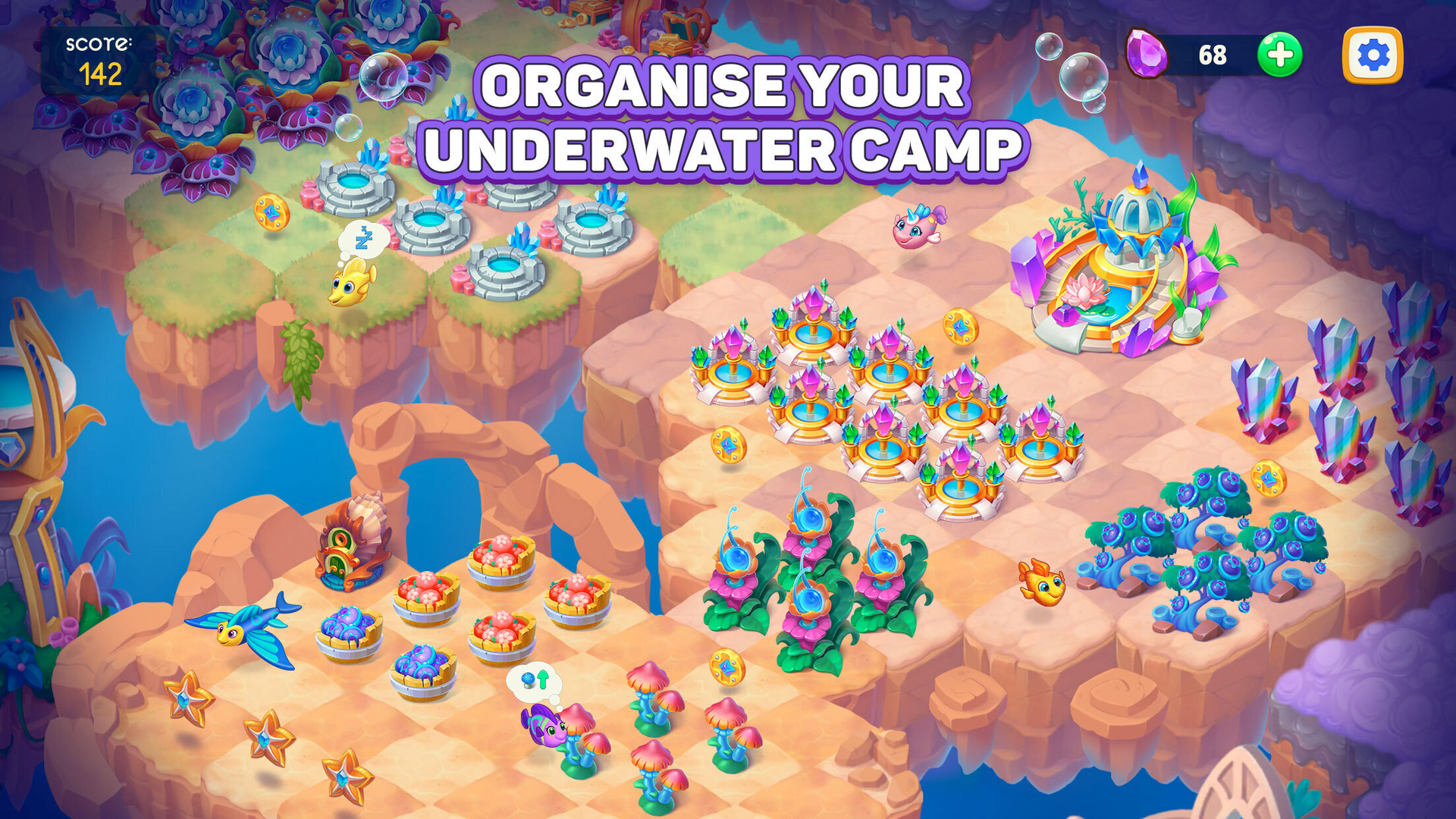 Sea Merge! - Fish Aquarium Game & Underwater Adventure Merging Puzzle ...