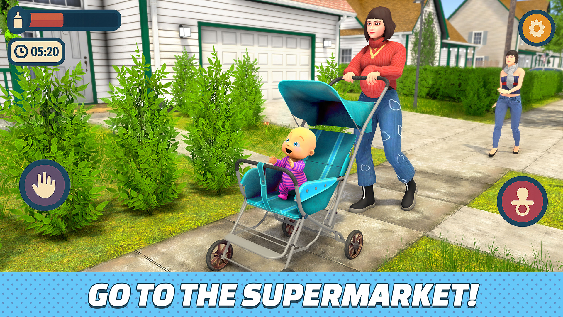 Mother Baby Care Game 3D - Real Mother Simulator Family Life Games 2025 ...