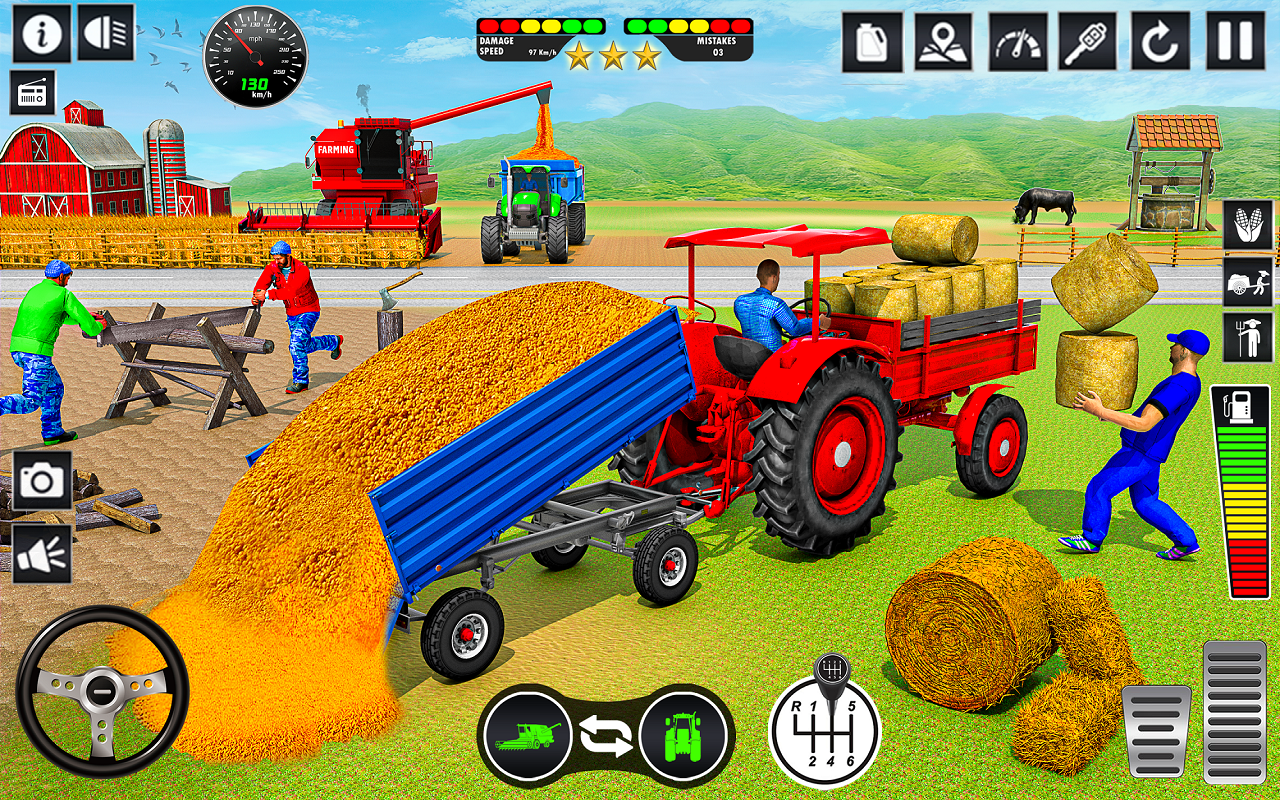 Tractor Farming Tractor Games - Real Tractor Game -Tractor Farming ...