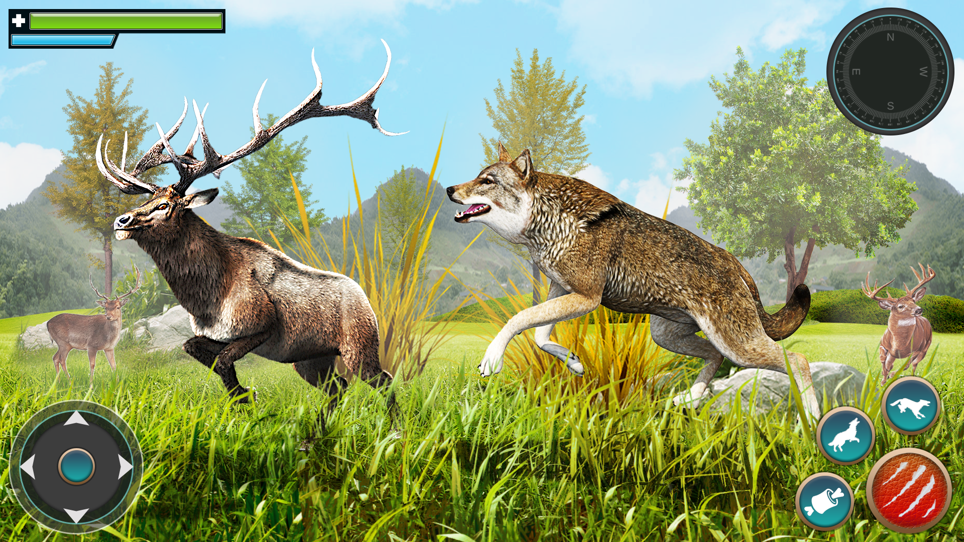 Wild Wolf Simulator Game 3D - Ultimate Wildlife Wolf Attack Animal ...