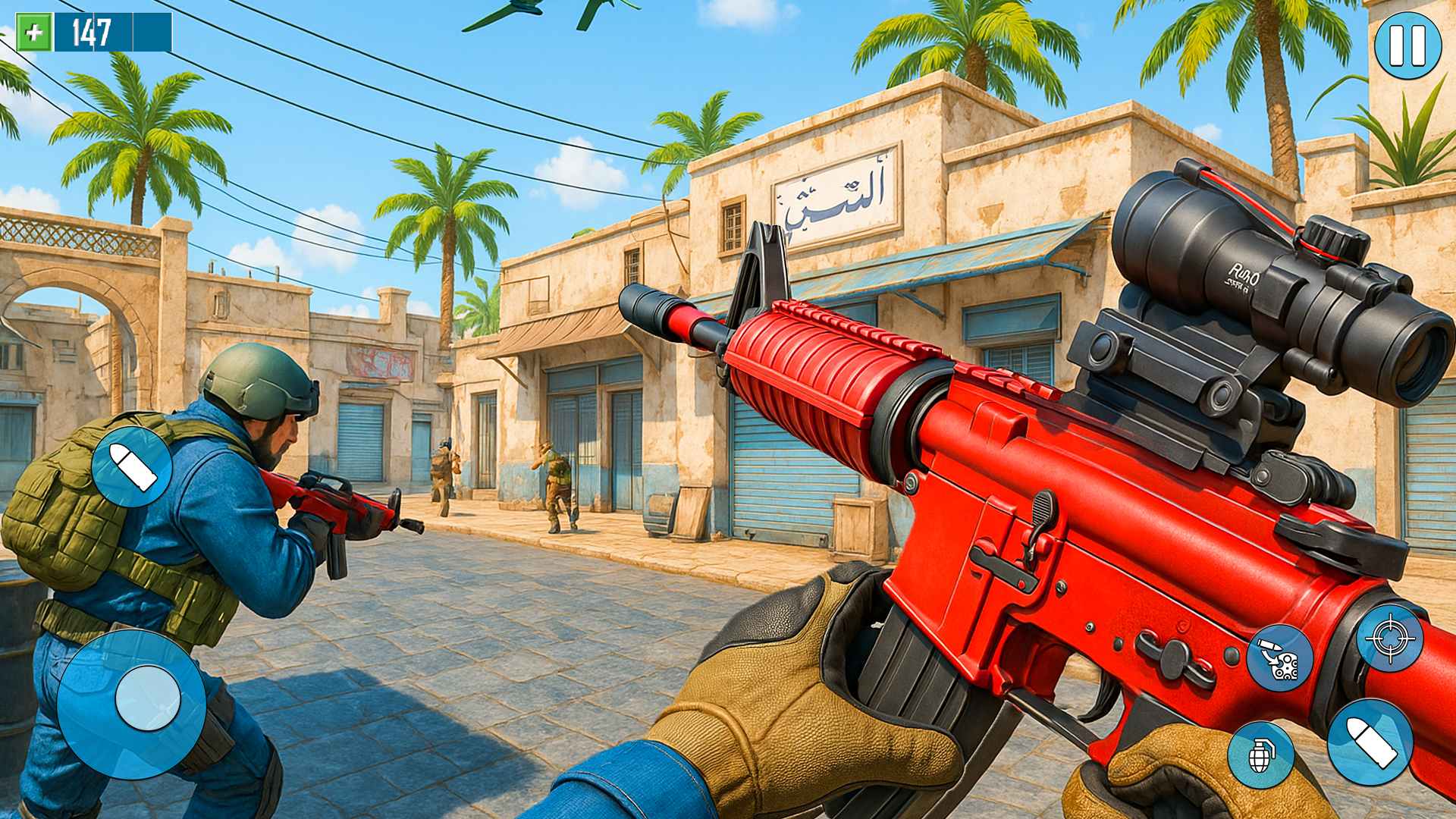 Fps Shooting Battle Special Ops Gun Fighting Mission Shooter Game - App ...