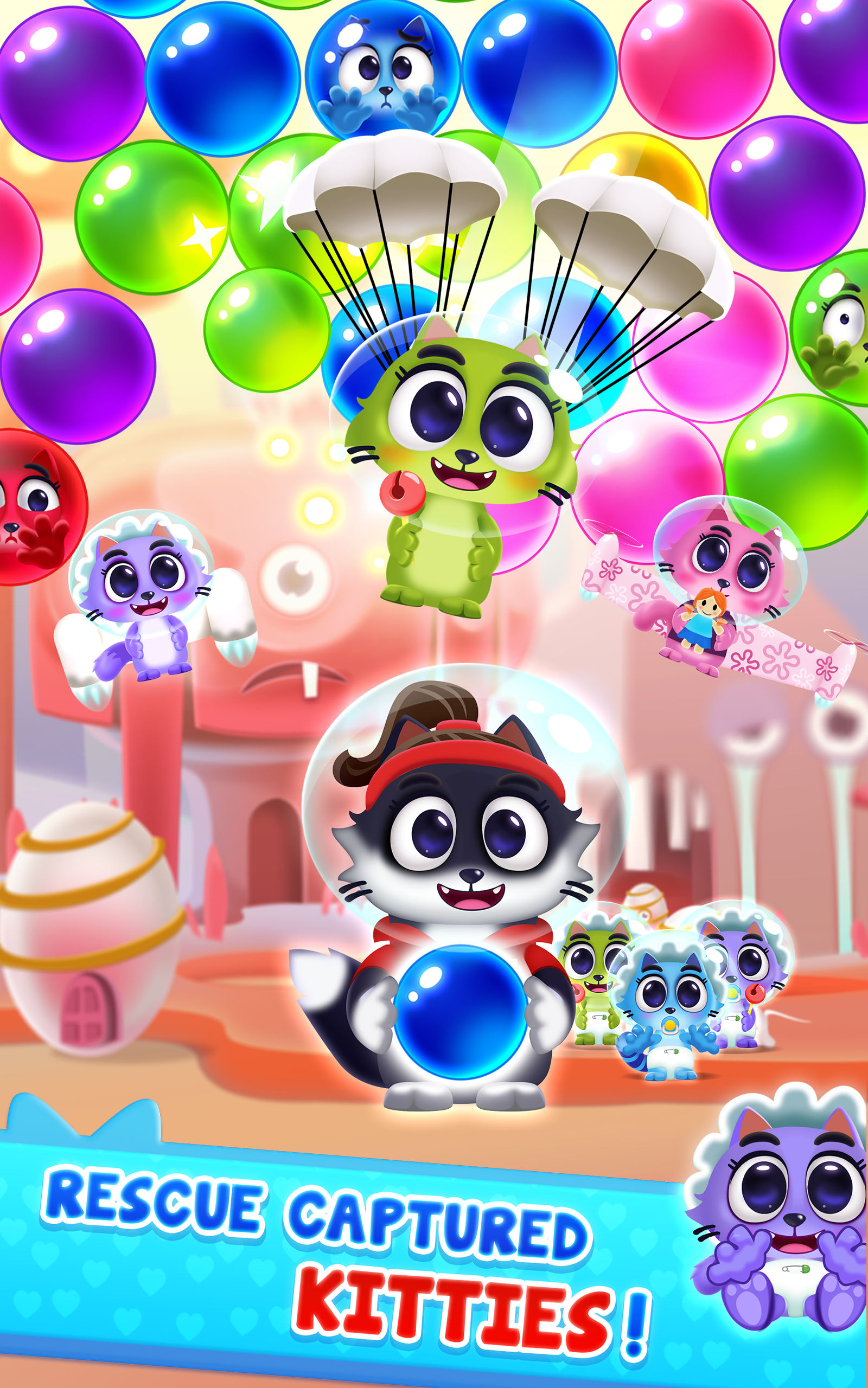 Space Cats Pop - Bubble Shooter Games Free | Bubble Shooter Classic ...