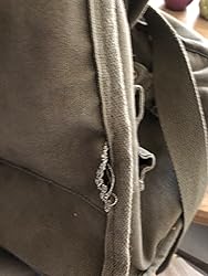 Large Cotton Canvas Side Bag - Beige : Amazon.co.uk: Fashion