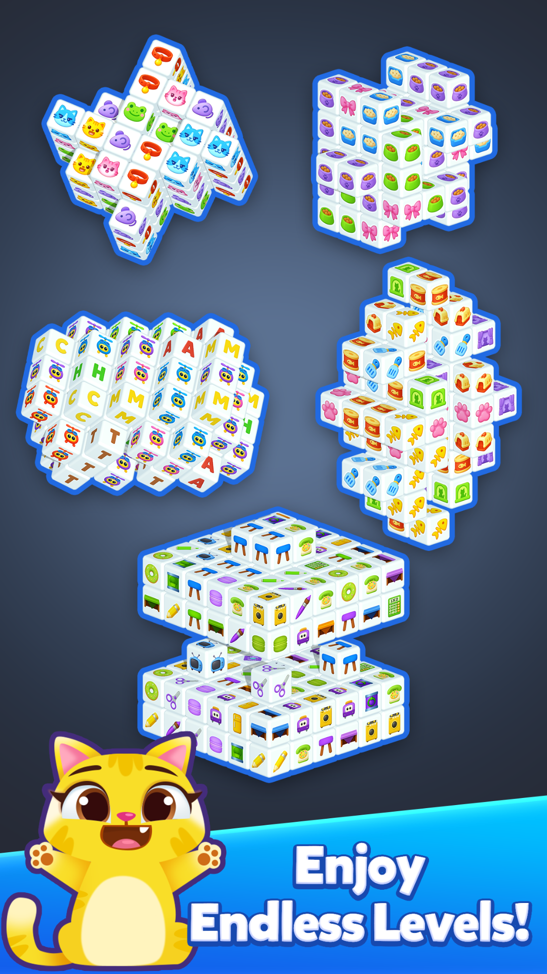 Triple Cube Match: Find Cats - App on Amazon Appstore