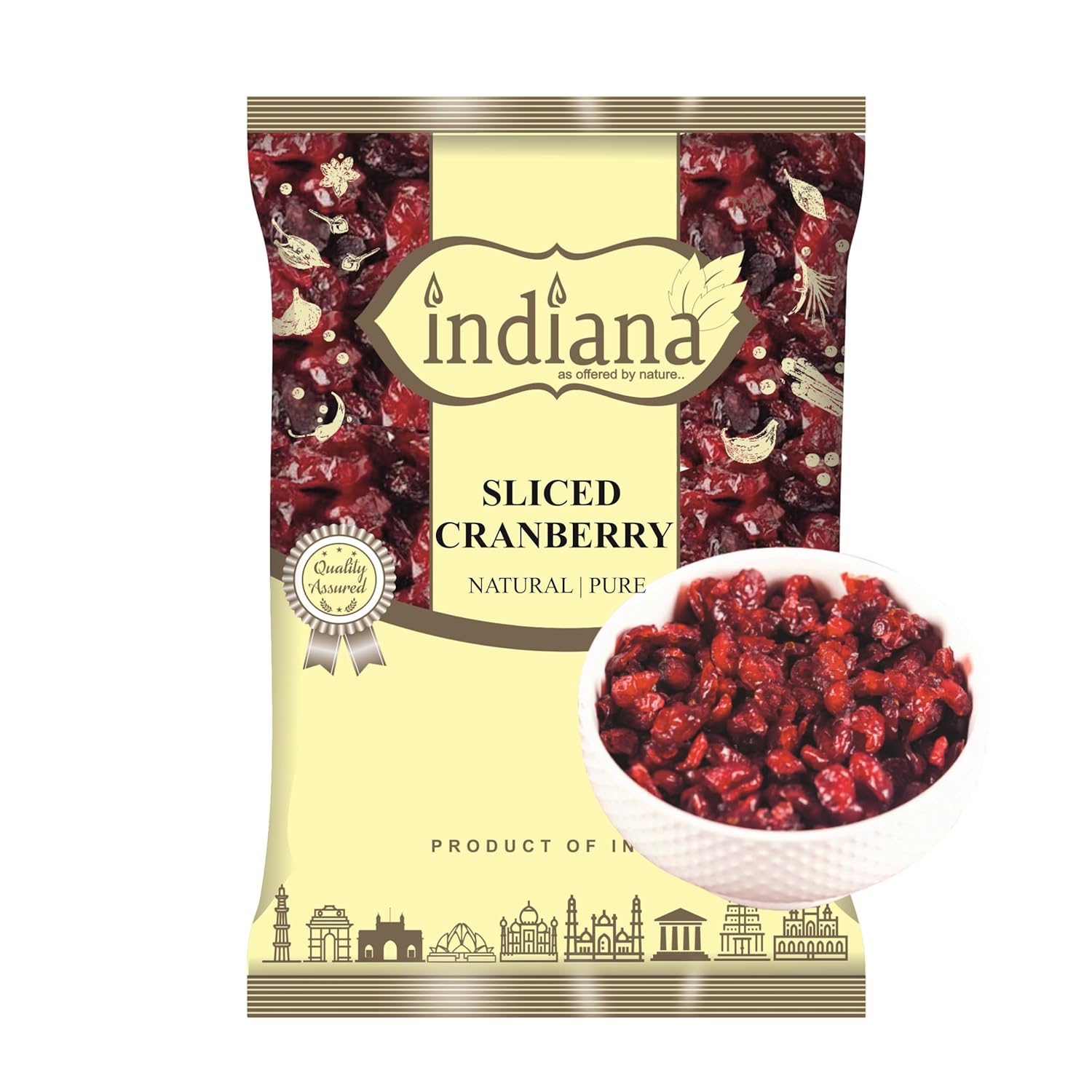 Indiana American Dried Sliced Cranberry dry fruit Naturally Dehydrated ...