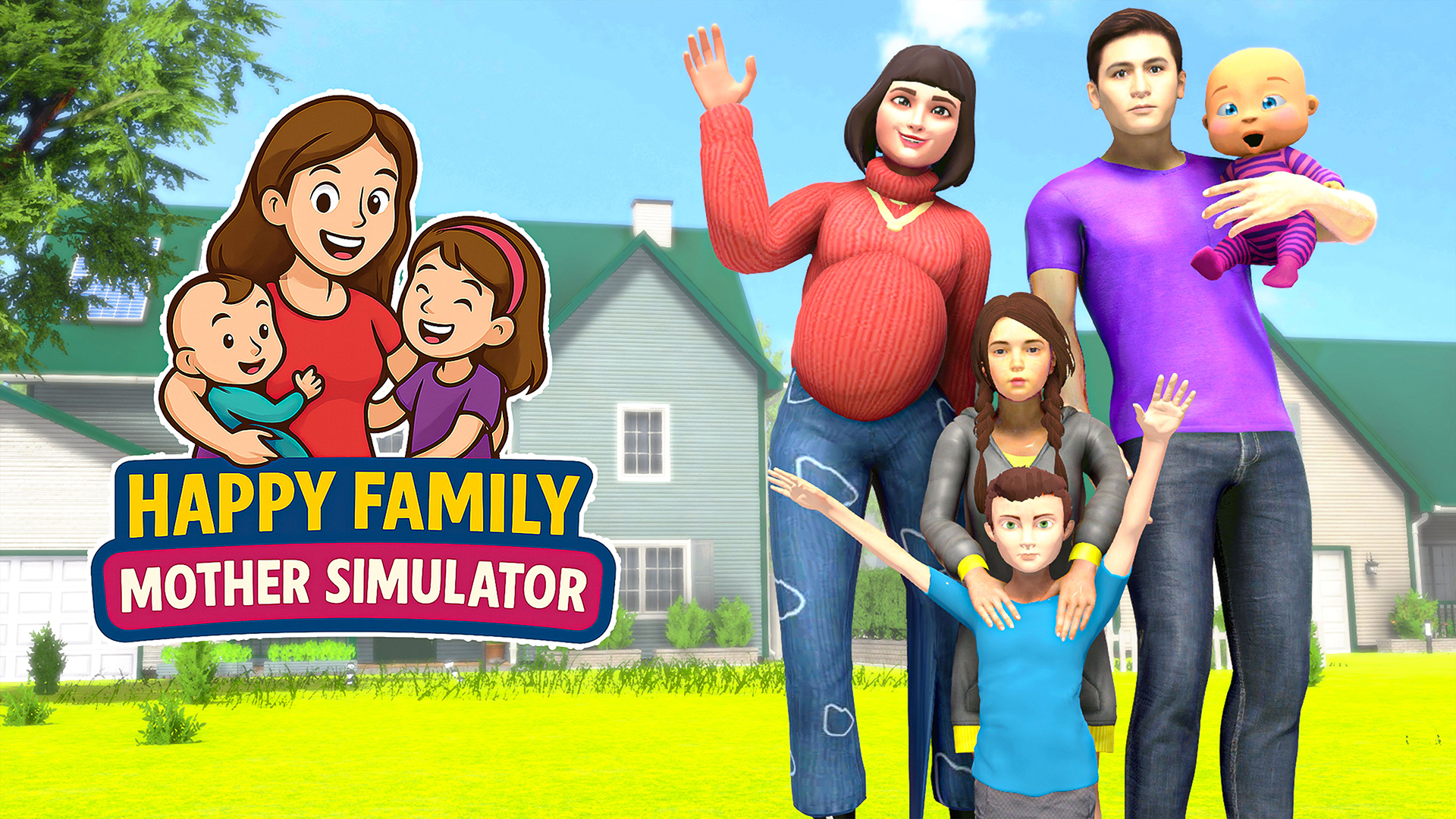 Mother Baby Care Game 3D - Real Mother Simulator Family Life Games 2025 ...