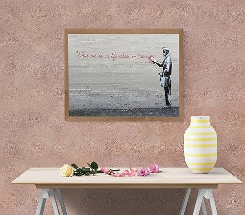 Banksy Echoes in Eternity - Famous British Street Graffiti Artist ...