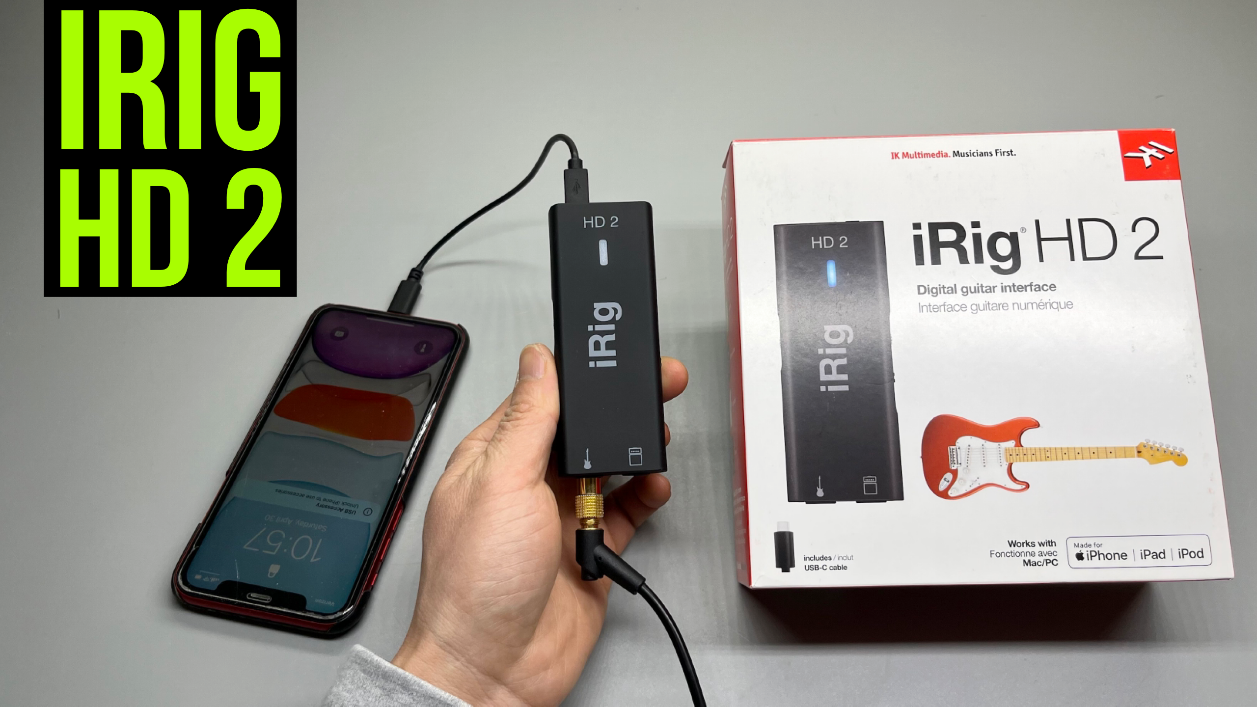 Watch iRig HD 2 Digital Guitar Interface Review on Amazon Live