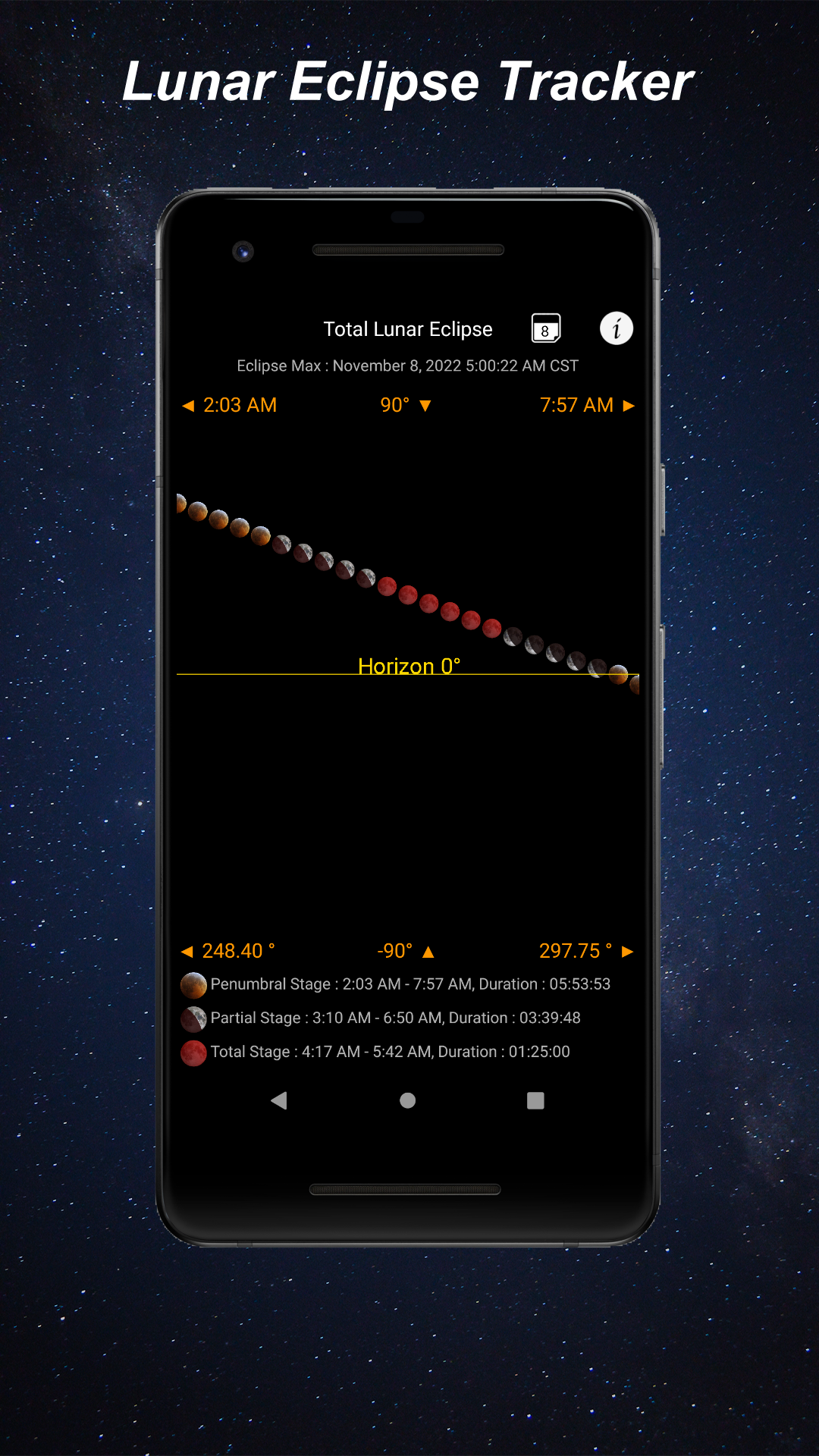 Lunar Phase - Moon Phases Calendar & Widget - App on Amazon Appstore