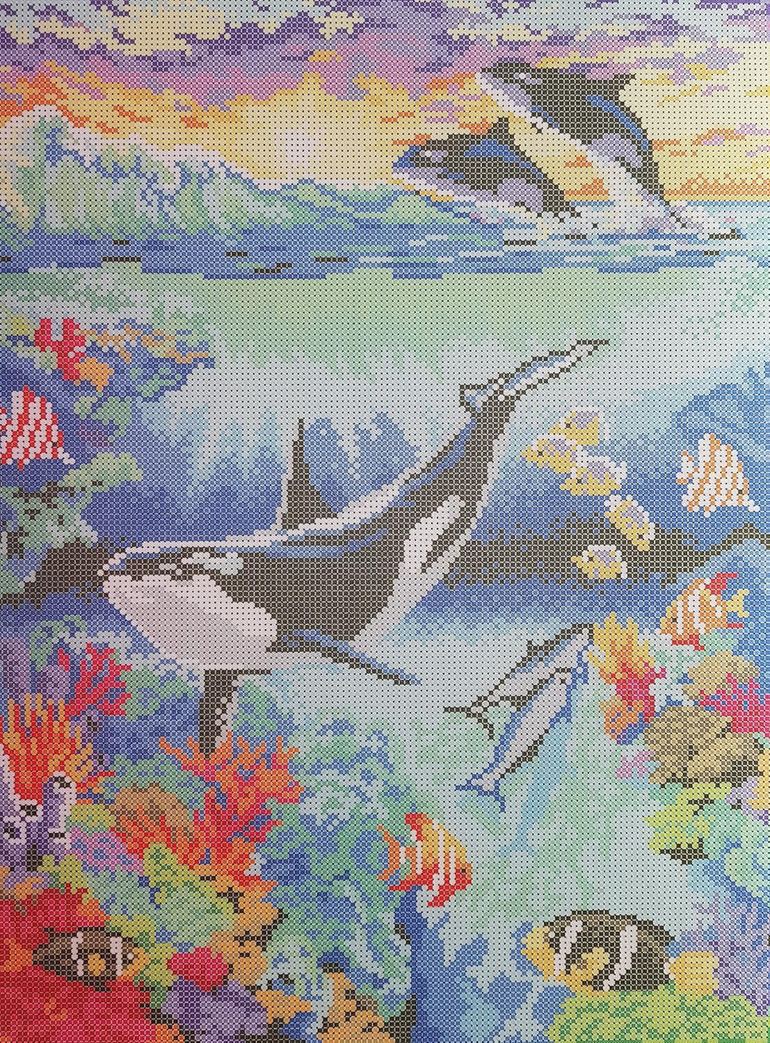 Amazon.com: AllAboutEmbroideryUA Bead Needlepoint Handcraft kit, Sea ...