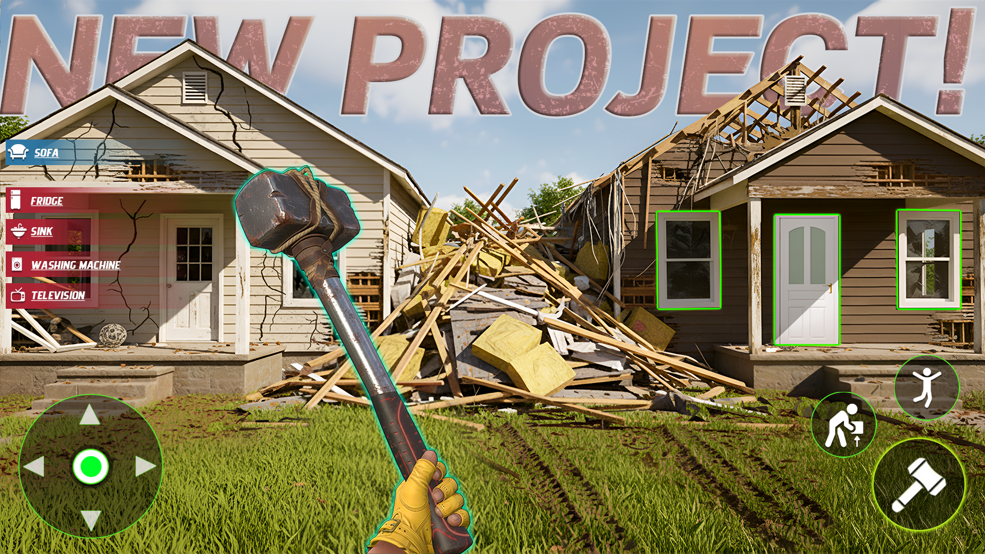 Deconstruction Demolished Simulator - Wrecking Ball Game, Building ...