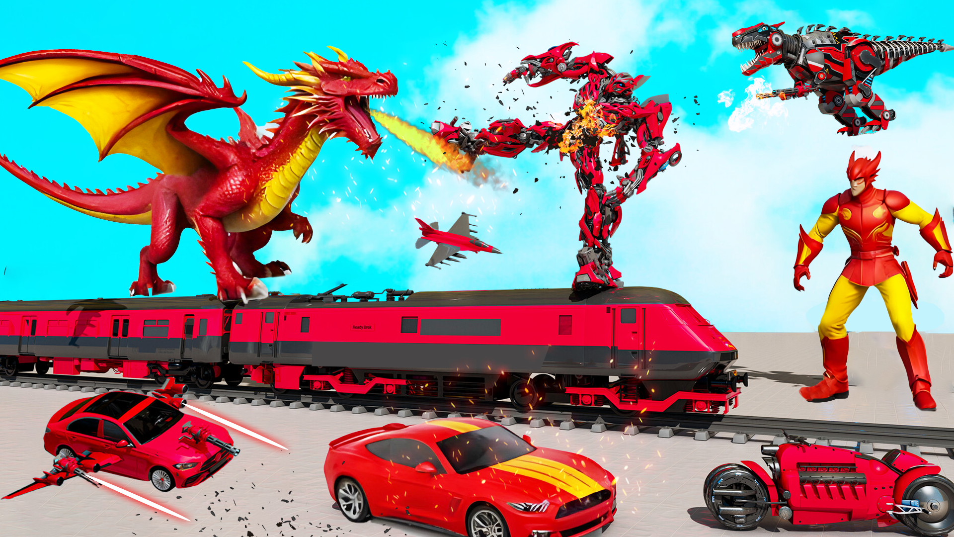Dragon Robot Mech War Fighting - Transformation Game 2025 - App on ...