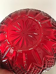 Amazon.com | Godinger Dublin Red Crystal Serving Bowl: Serving Bowls