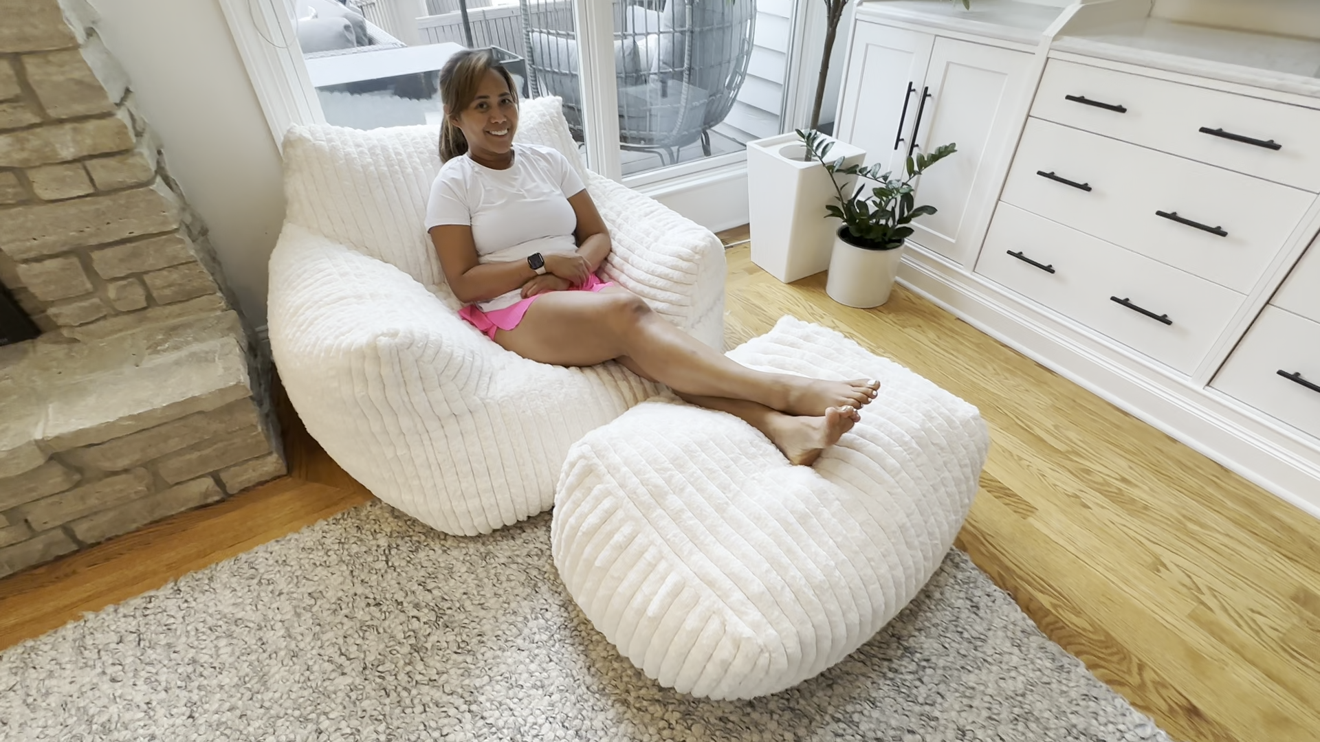 Watch Review of GERICCO Oversized Bean Bag Chair on Amazon Live