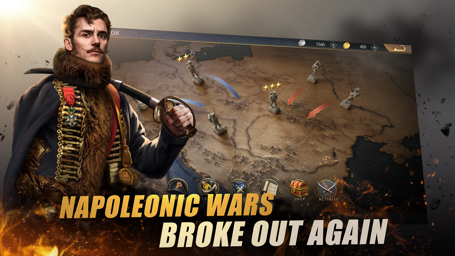 Grand War 2: Napoleonic War Strategy Games, Strategy is key to win ...