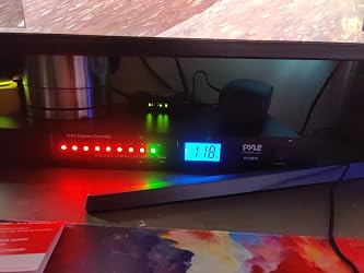 Amazon.com: Pyle 10 Outlet Power Sequencer Conditioner - 13 Amp 2000W ...