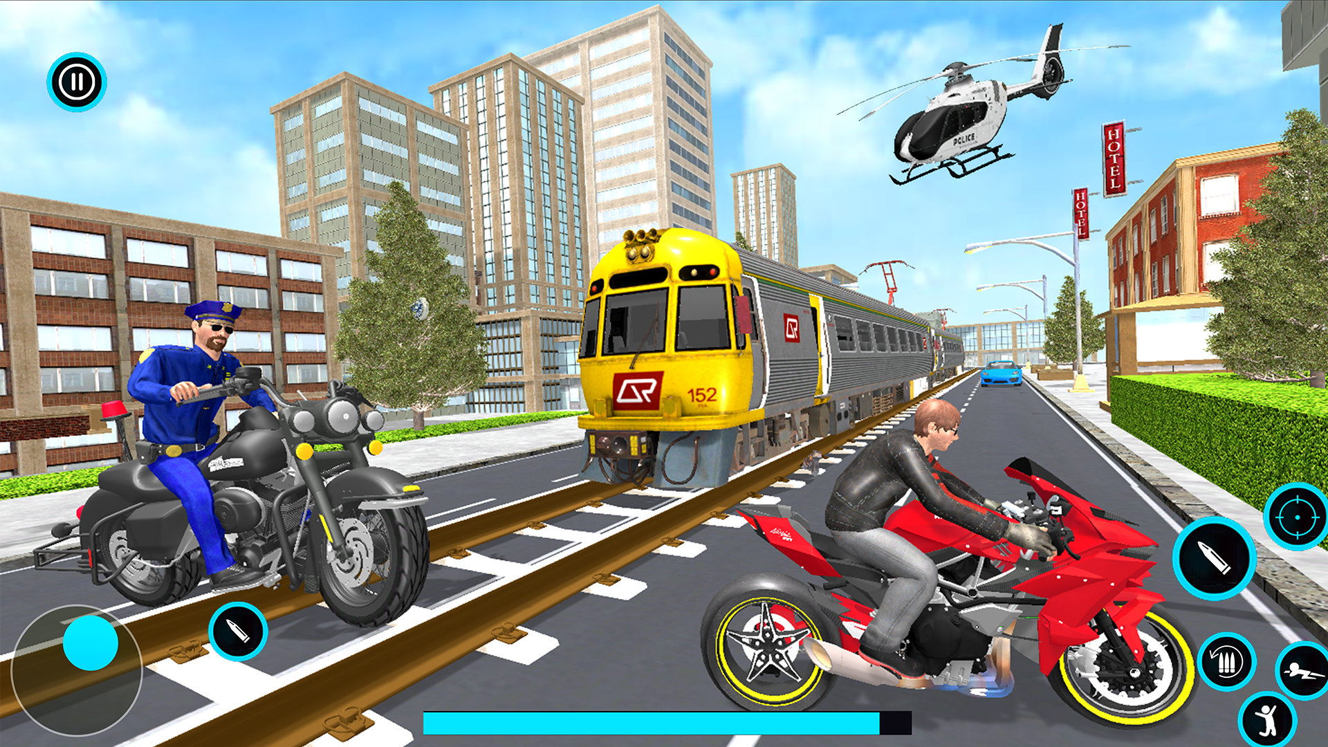 US Police Bike Chase Game 3D: Police Bike Gangster Motorbike Simulator ...
