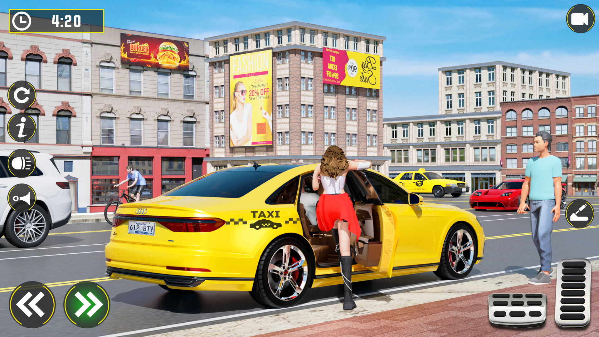 Crazy Taxi Driving Simulator Game - NY Cab Driver Taxi Games for Kids ...