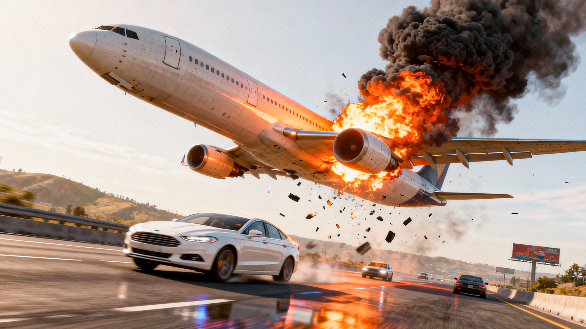 Airplane Flying Crash Sim: Real Plane Flight Simulator Game ...