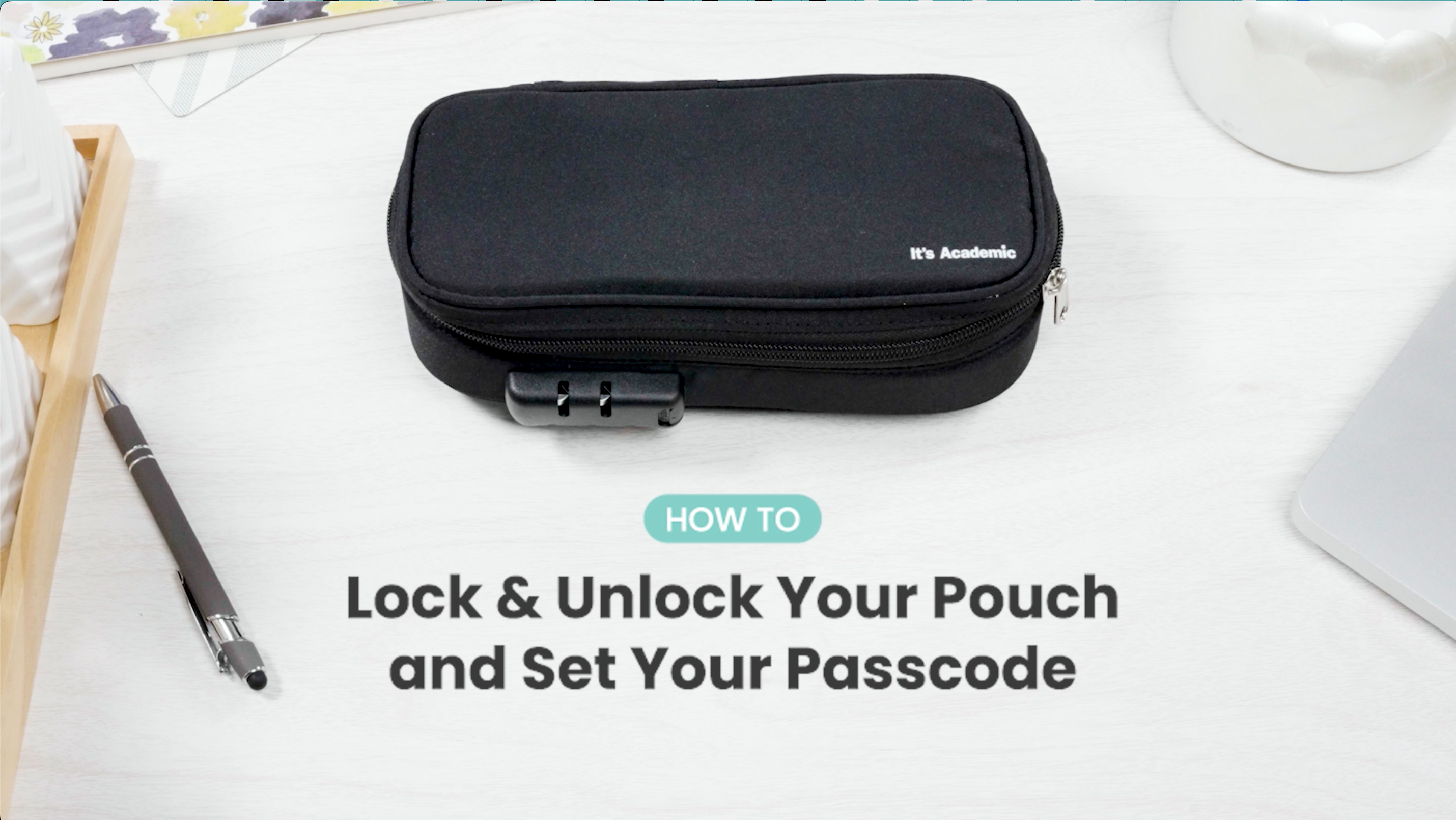 Watch It's Academic Locking Pencil Case on Amazon Live