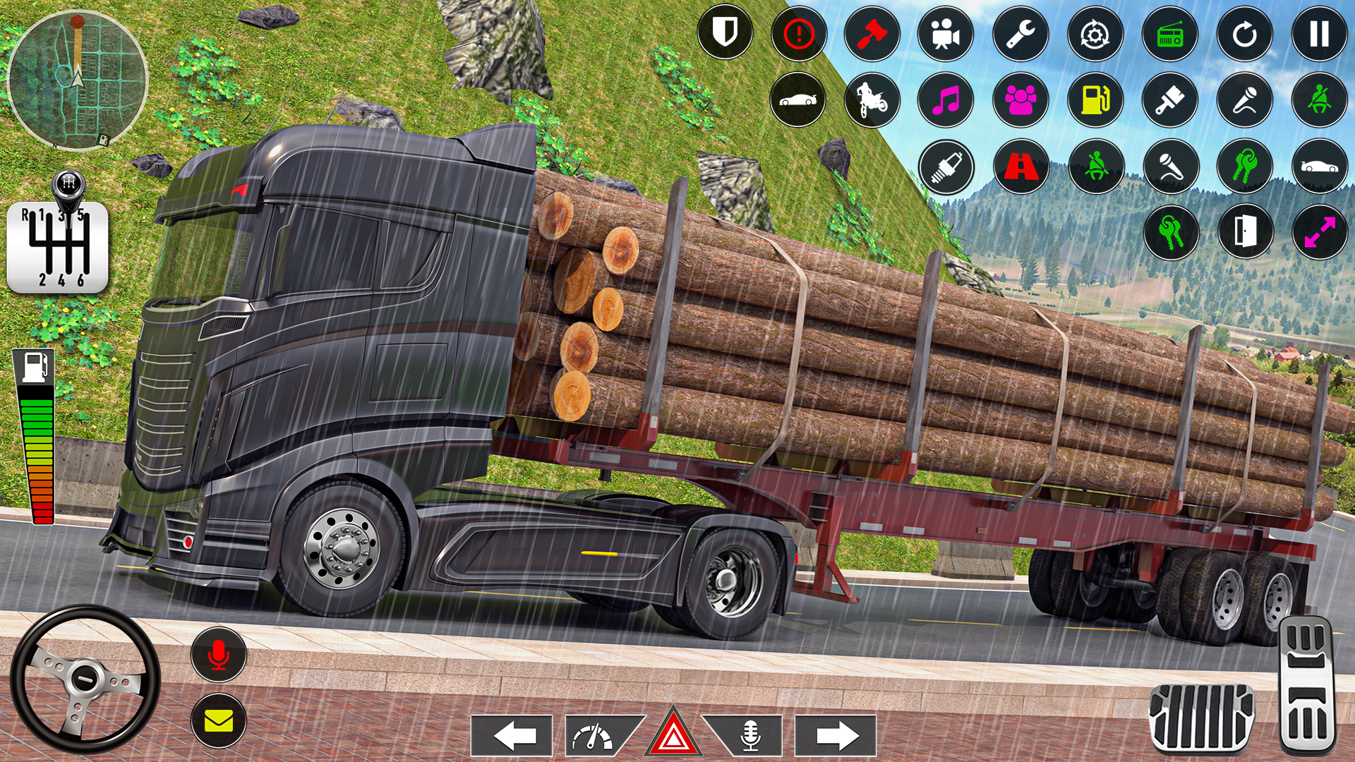 Cargo Transporter Game 2024: Log Transporter Offroad Truck Driving ...