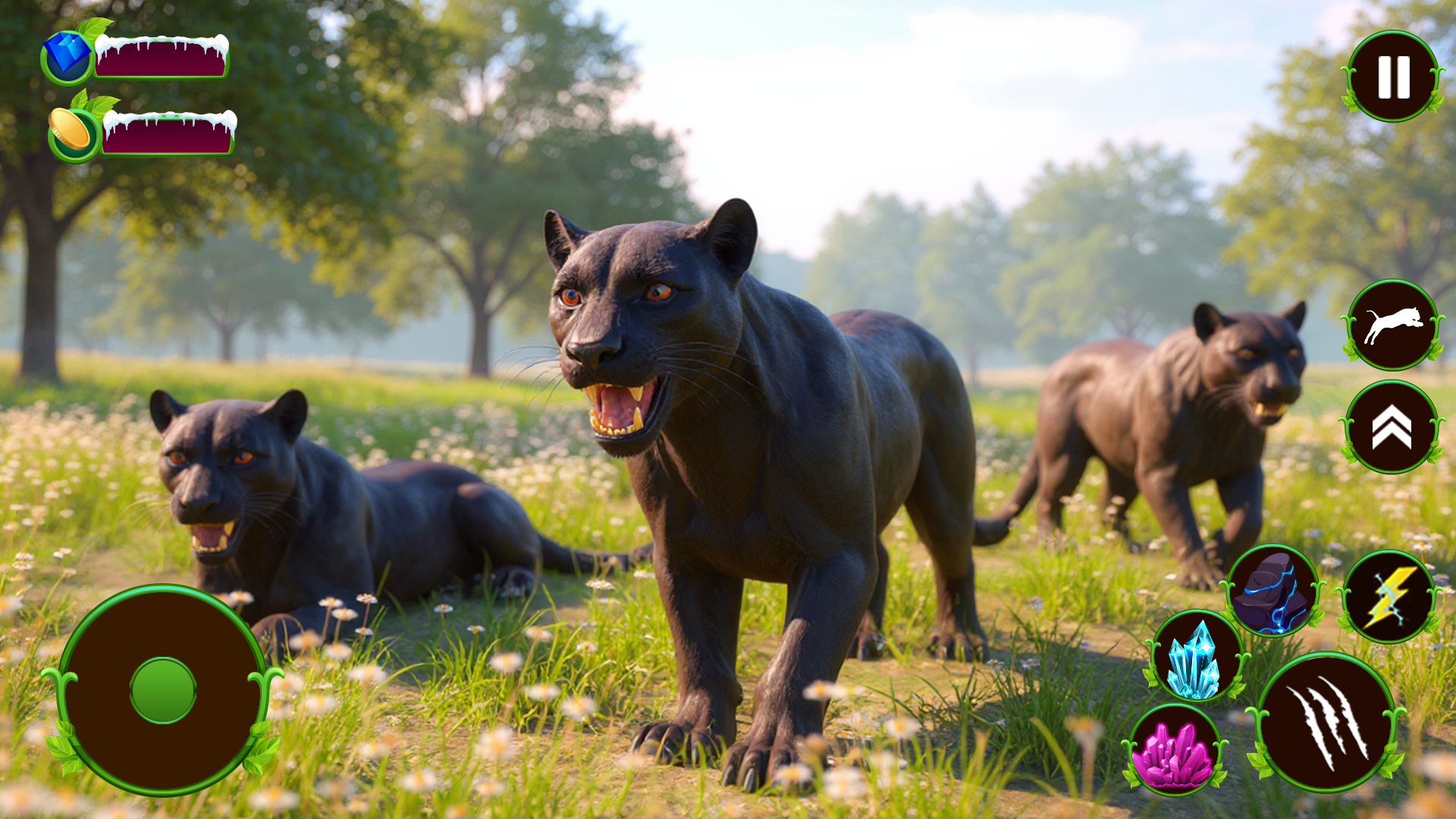 Wild Panther Family Life Simulator Games – Black Panther, Cougar ...