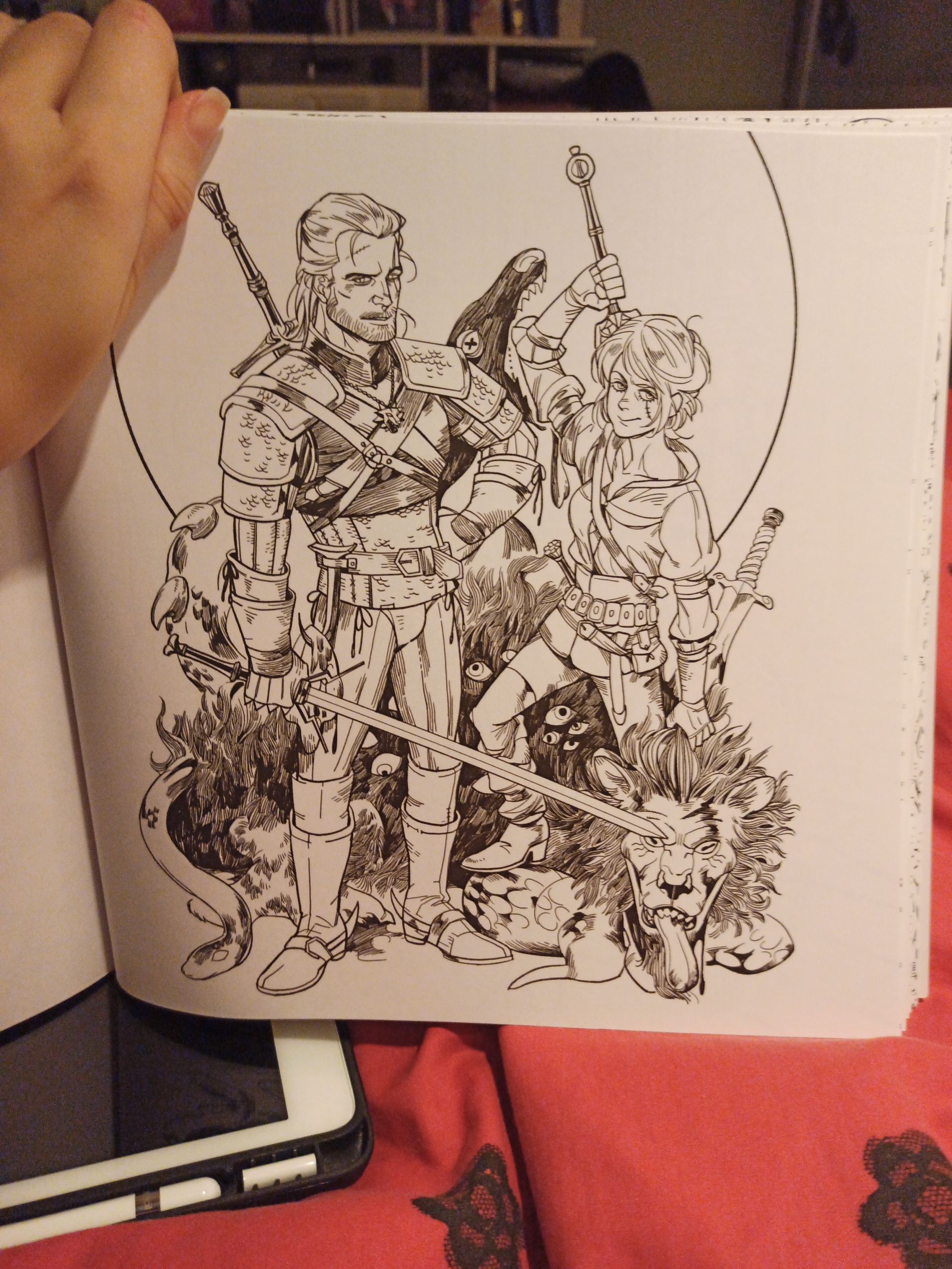 The Witcher Adult Coloring Book : CD Projekt Red: Amazon.it: Libri